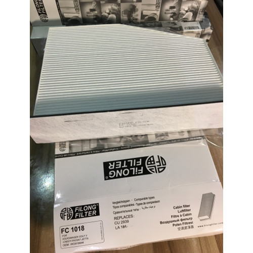 FC-1018,1K0819644, CU2939,LA181,E998LI Cabin filter series-FILONG ...